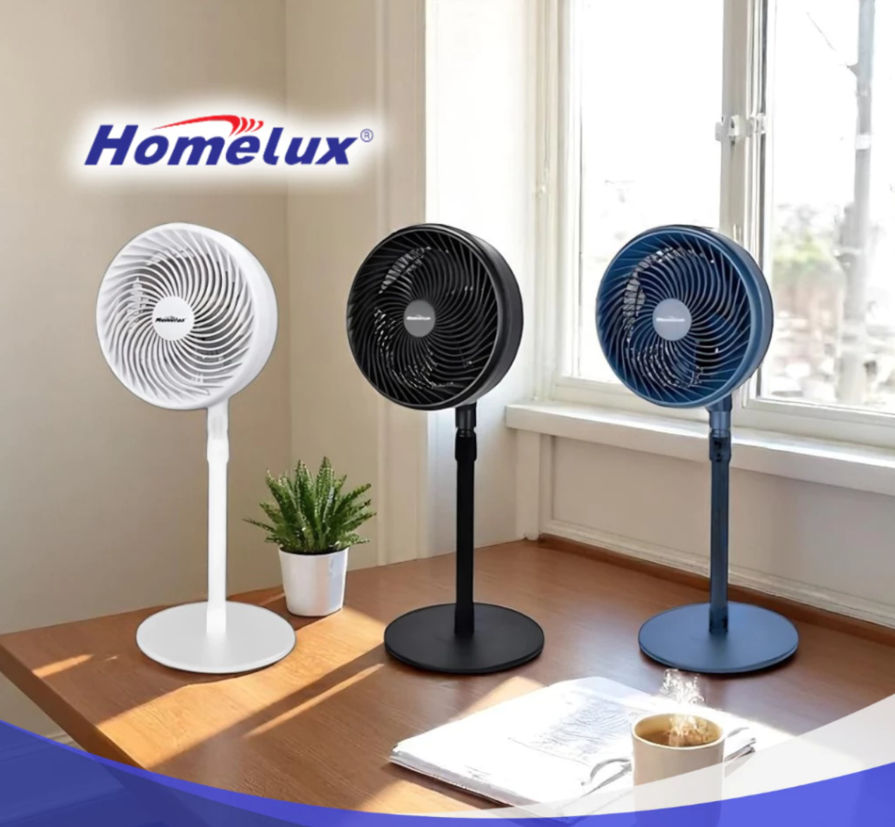 [NEW] Homelux 8'' Jet Air 2 in 1 Stand Fan / Table Fan / Living Fan / 8 ...