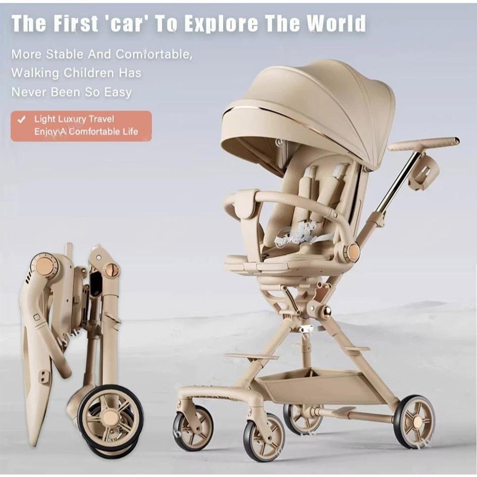 Stroller Bayi Boleh Lipat Duduk Dan Baring Dua Hala Stroller Kanak ...