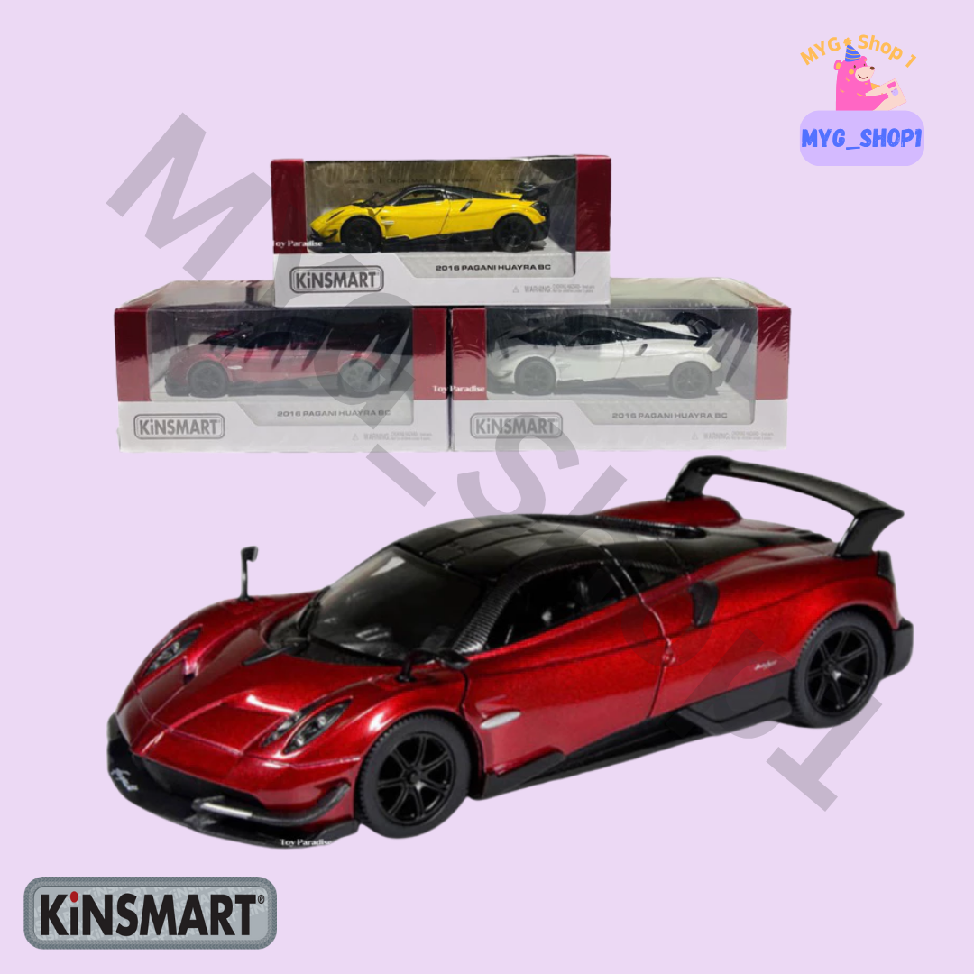Kereta Mainan Asli/ Original Kinsmart 2016 Pagani Huayra BC Scale 1/38 ...
