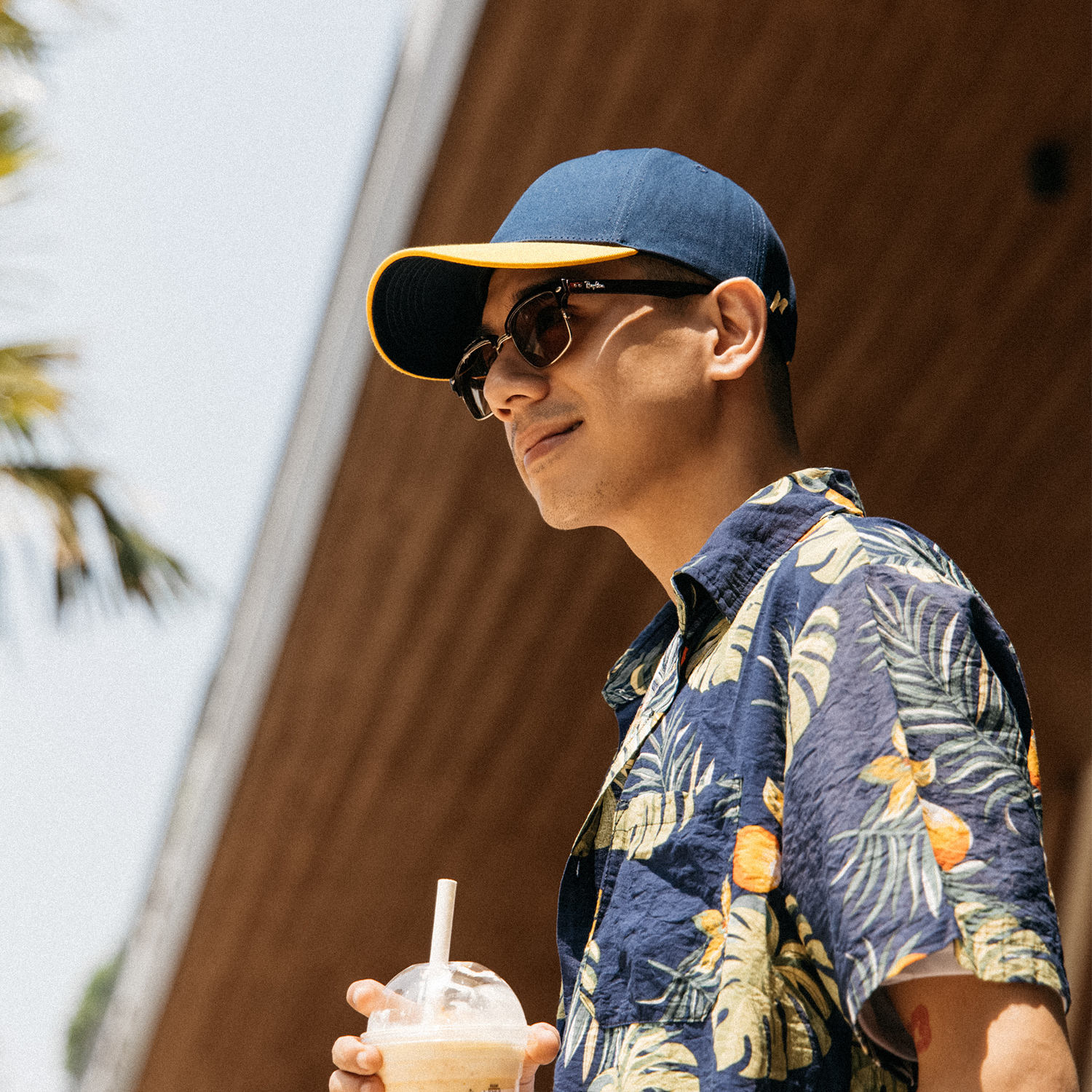 Reckless Cap/Hat - Signature BallCap - Cotton Khaki Fabric | Shopee Malaysia