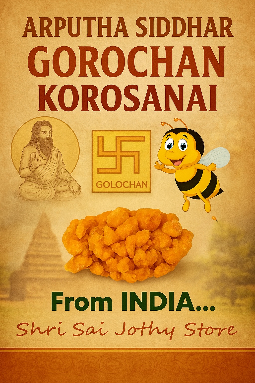 korosanai | gorochan | garochanam | gorachan - Imported from INDIA ...