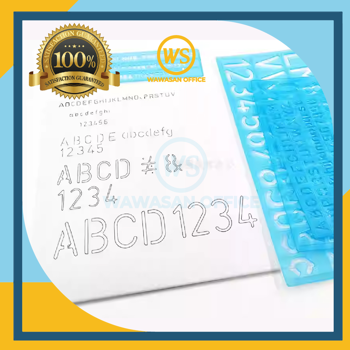 Stencil Ruler / ABC Ruler / Stencil Alphabet Ruler / Letter Stencil ...