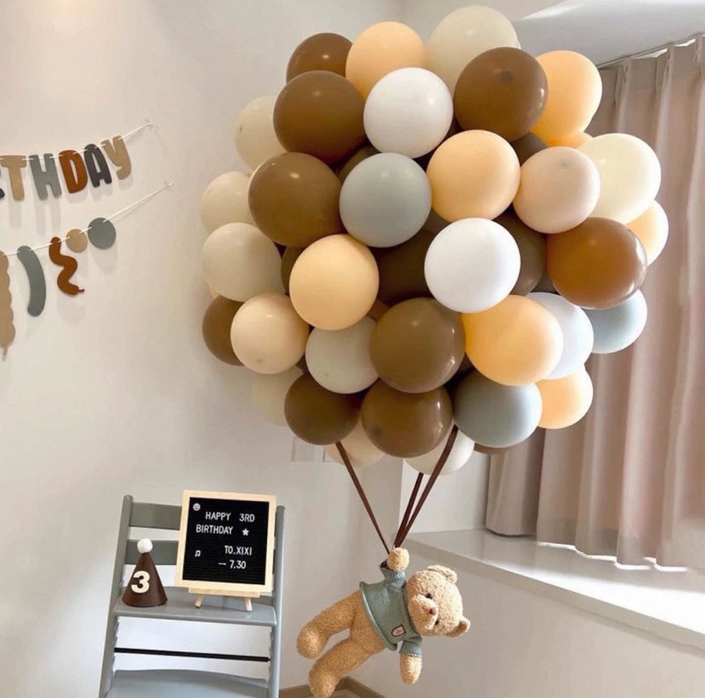 [12INCH ]RETRO COLOUR BALLOONS •RETRO BALON•VINTAGE STYLE BALLOONS ...