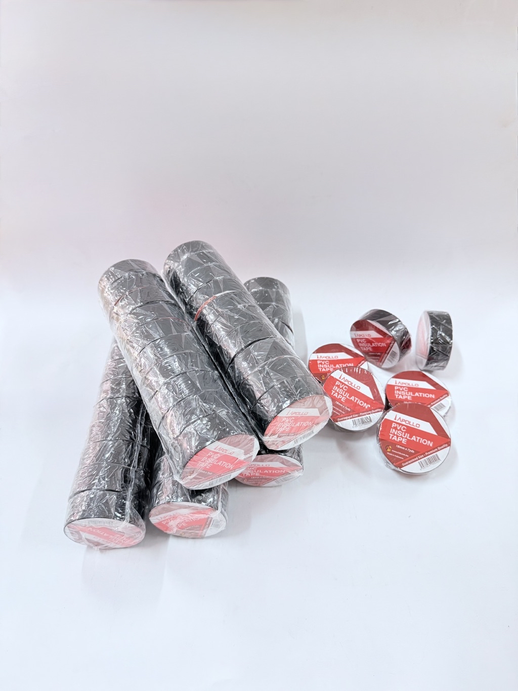 Apollo Black Tape Pvc Insulation Tape | Shopee Malaysia