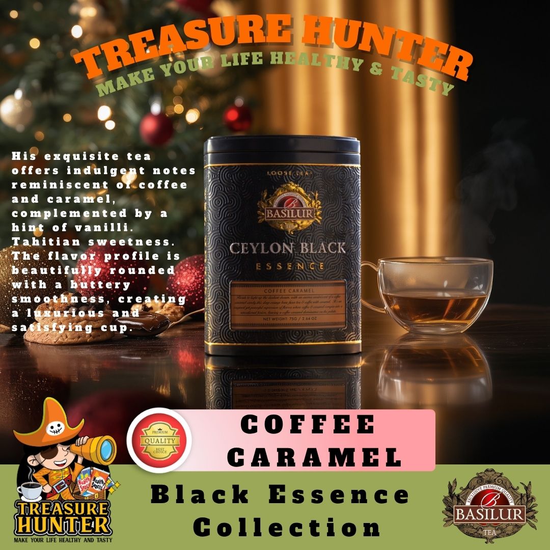 Basilur Black Essence - Coffee Caramel - 100g Loose Leaf Ceylon Black ...