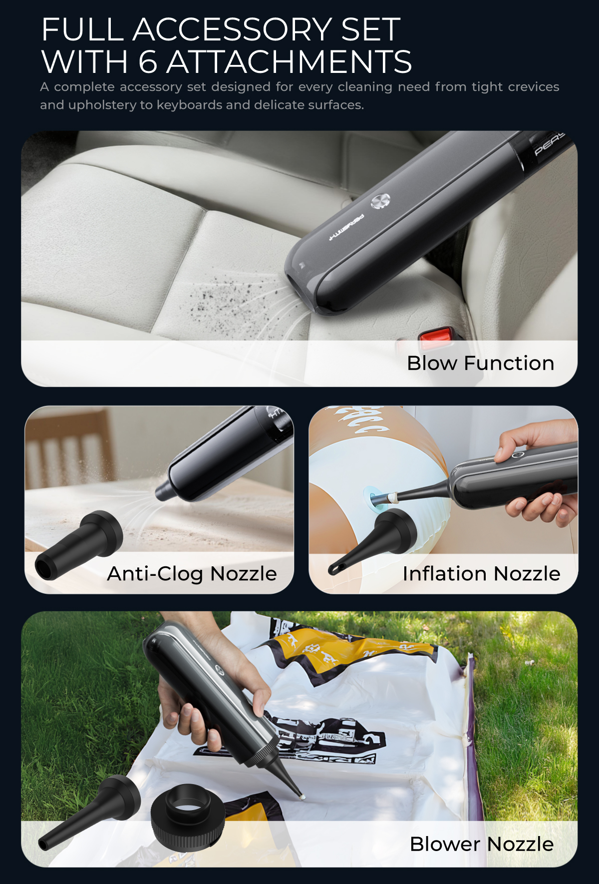 PerySmith Cordless Vacuum Cleaner Xtreme Series XS1 Pro (Car Vacuum ...