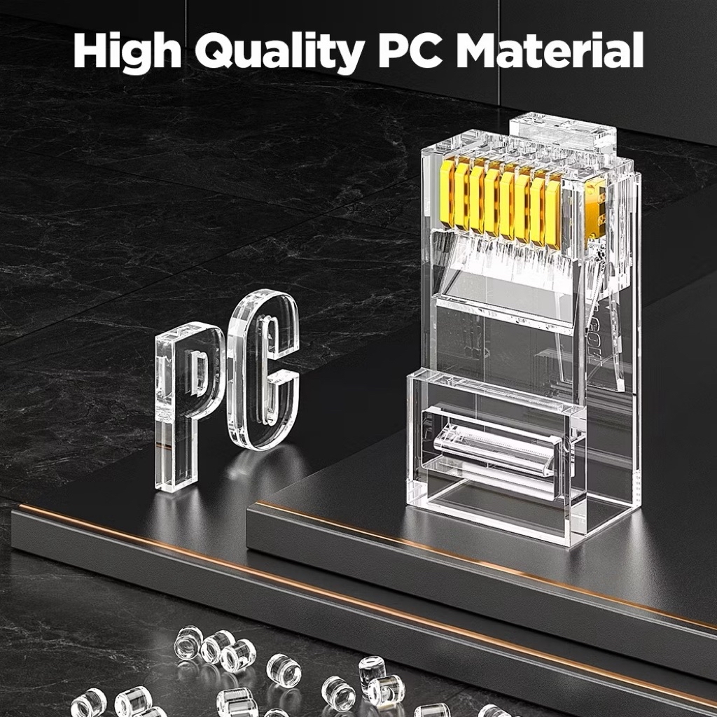 COMMSCOPE AMP CAT6 RJ45 Modular Plug Connector LAN UTP 8P8C (RJ45 ...