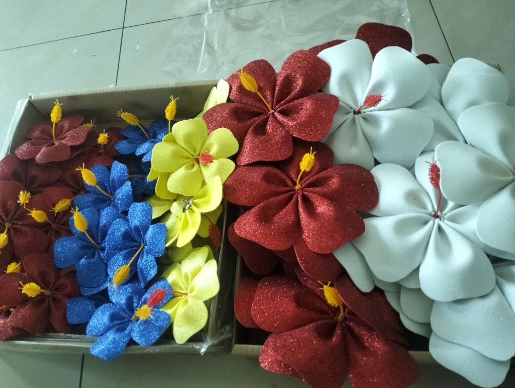 Brooch bunga raya besar merdeka boleh tampal pada baju | Shopee Malaysia