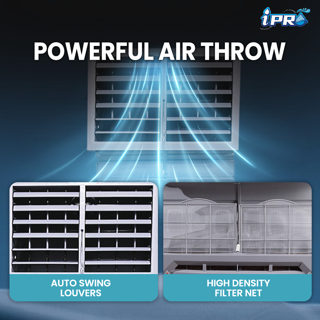 IPRO High-Capacity Air Cooler 130L to 230L Tank for Commercial Cooling ...