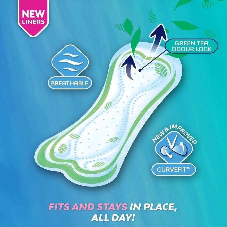 Libresse Green Tea Liners (3X30'S) | Shopee Malaysia