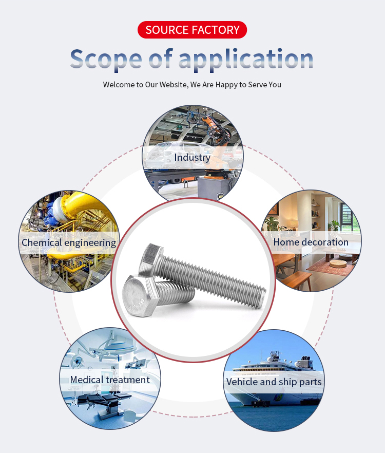 Hex Bolt M8 M10 304 Stainless Steel DIN 933 Screw Skru Spanner Wrench ...