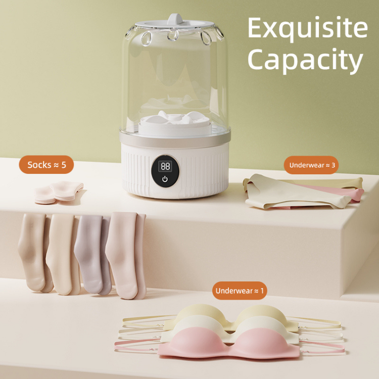 1000ML Wireless Laundry Cup Mini Washing Machine No Plug Installation ...