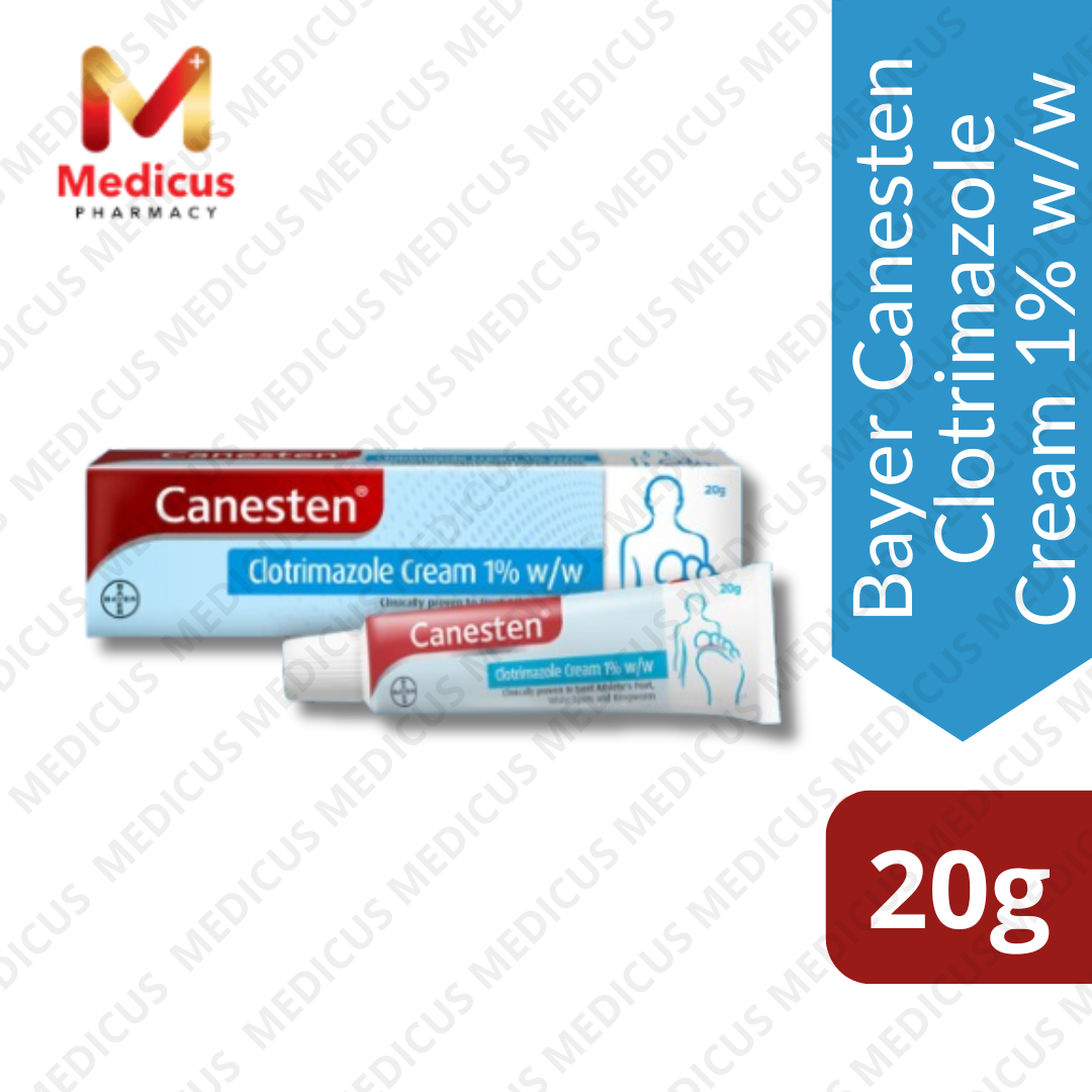 Bayer Canesten Clotrimazole Cream 1% w/w 20g (Exp: 04/2026) | Shopee ...