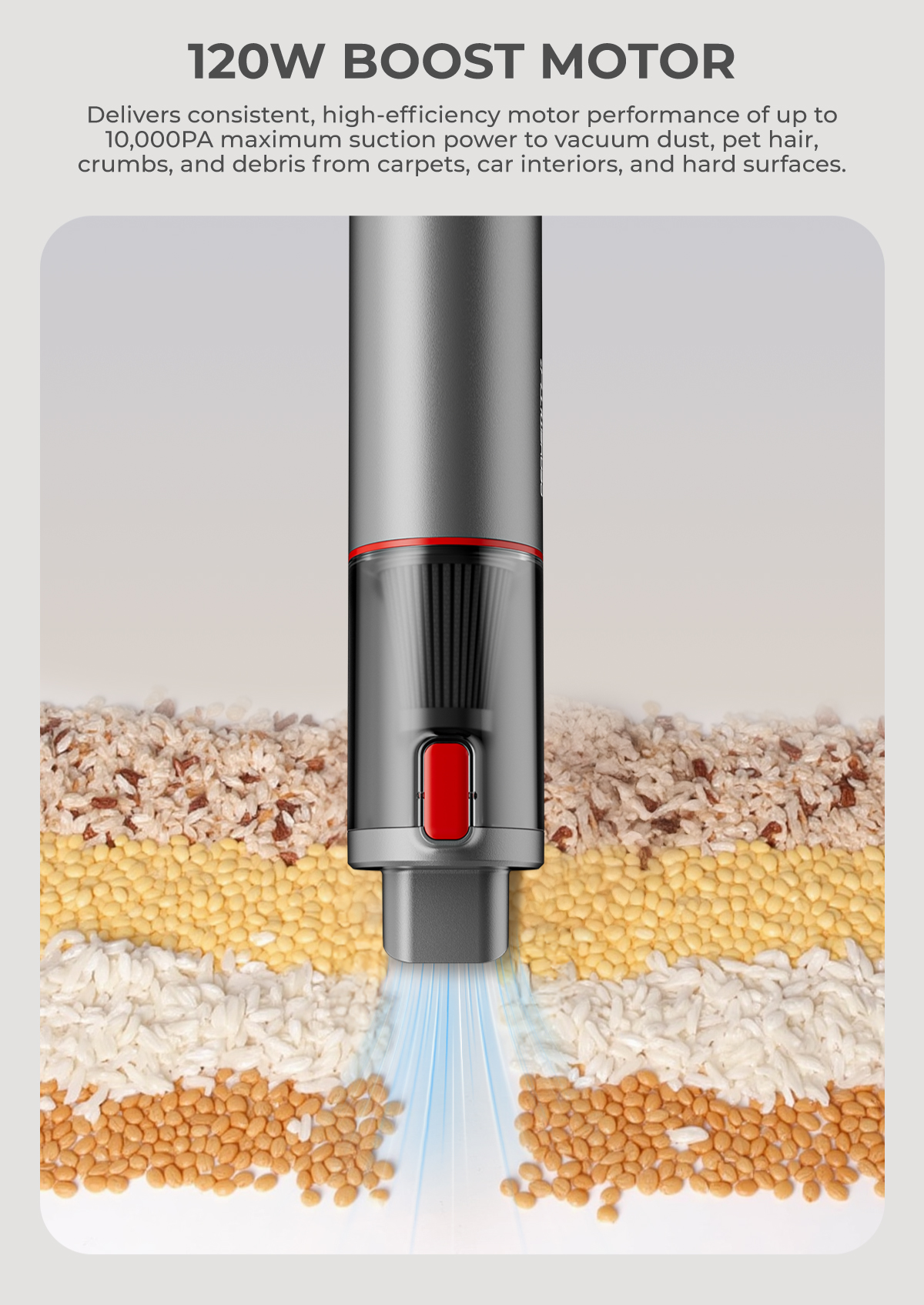 PerySmith Cordless Vacuum Cleaner Xtreme Series G4 - GREY (Car Vacuum ...