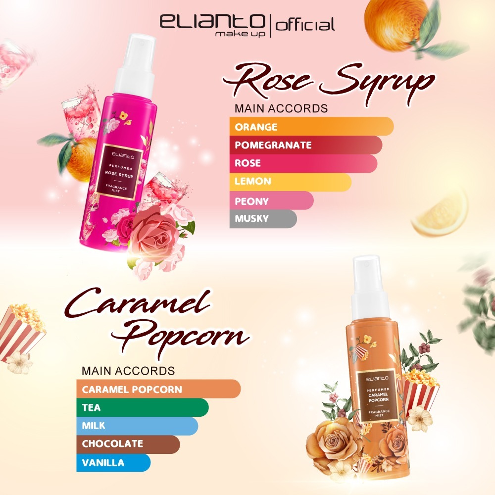 Elianto Perfumed Body Mist (100ml) Body Spray Fragrance Mist Pewangi ...