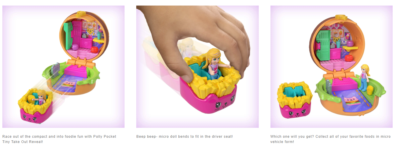 Polly Pocket Tiny Take Out Reveal Playset 2025 Series (JCR44)[Blind Box ...