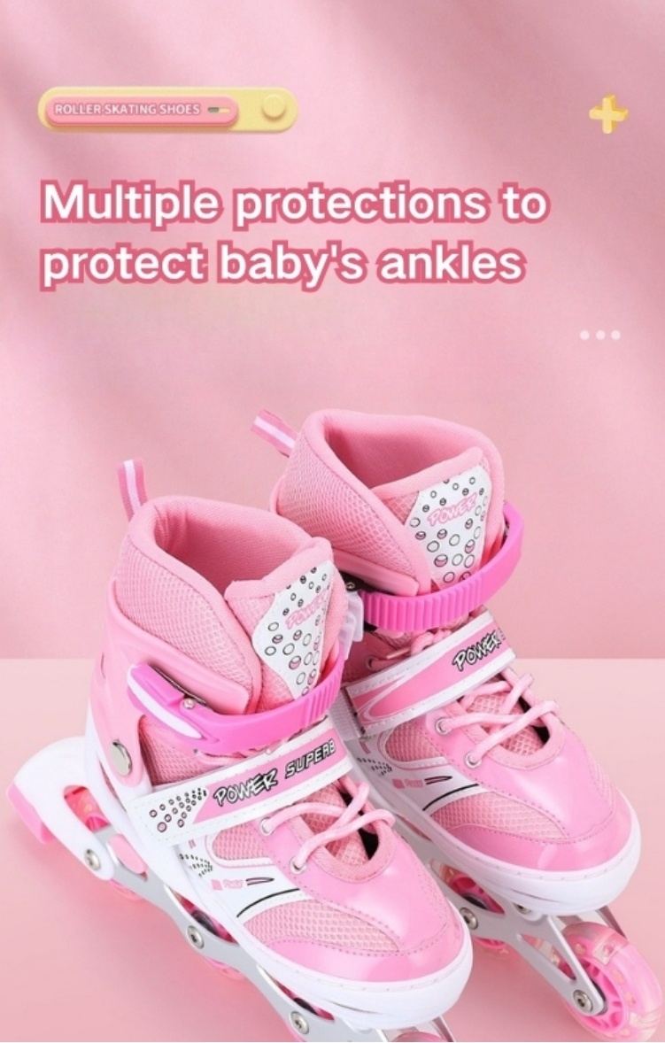 【COD】2 in 1 Adjustable Removable Skate Kasut Roda Budak Roller Shoes ...