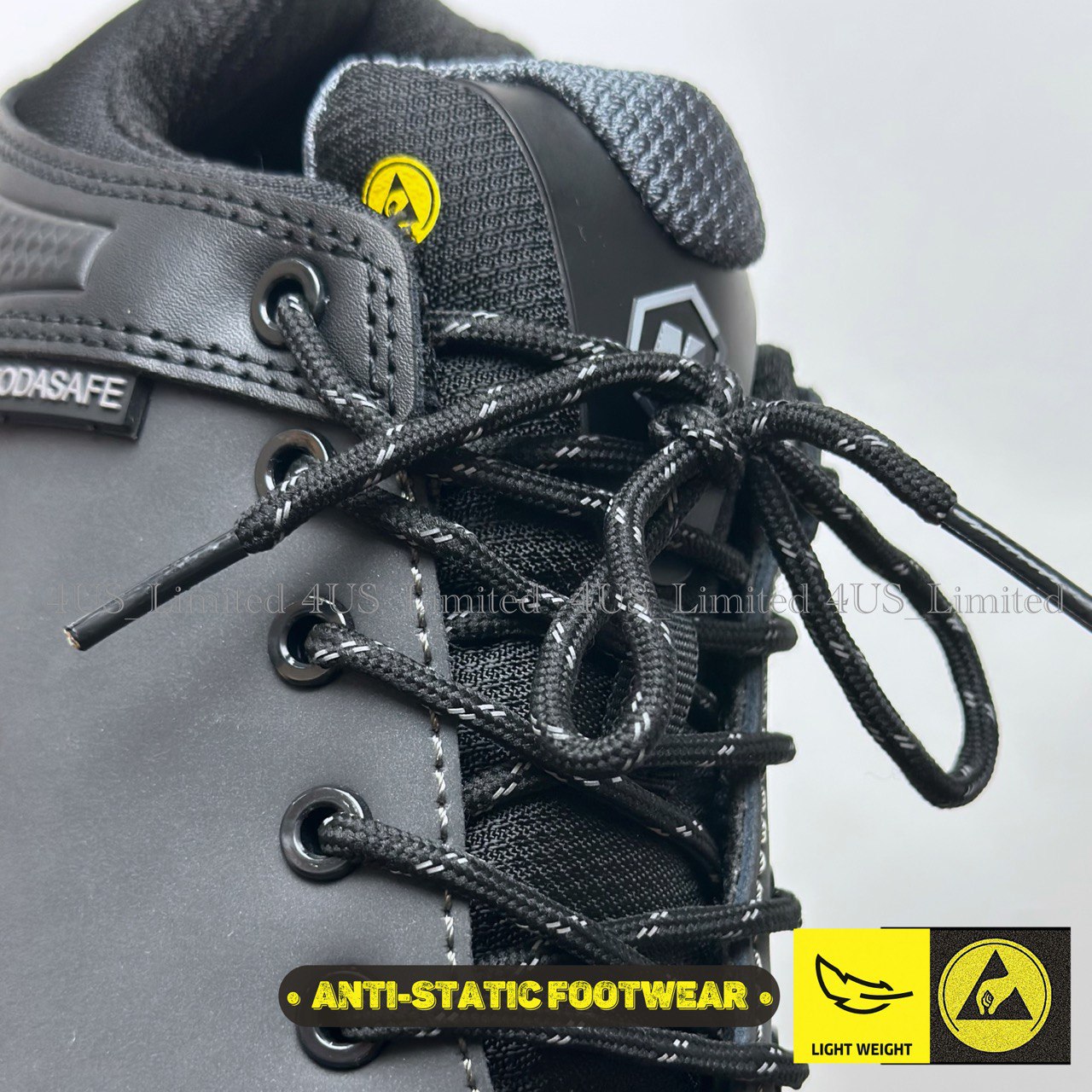 Modasafe M-2511 Anti-static Low Cut 4.5" Laces-Up Safety Shoes (Sirim ...