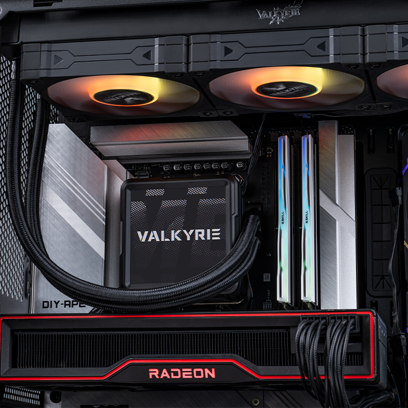 Valkyrie B-GT Series ARGB AIO Liquid CPU Cooler - B240-GT Black/White ...