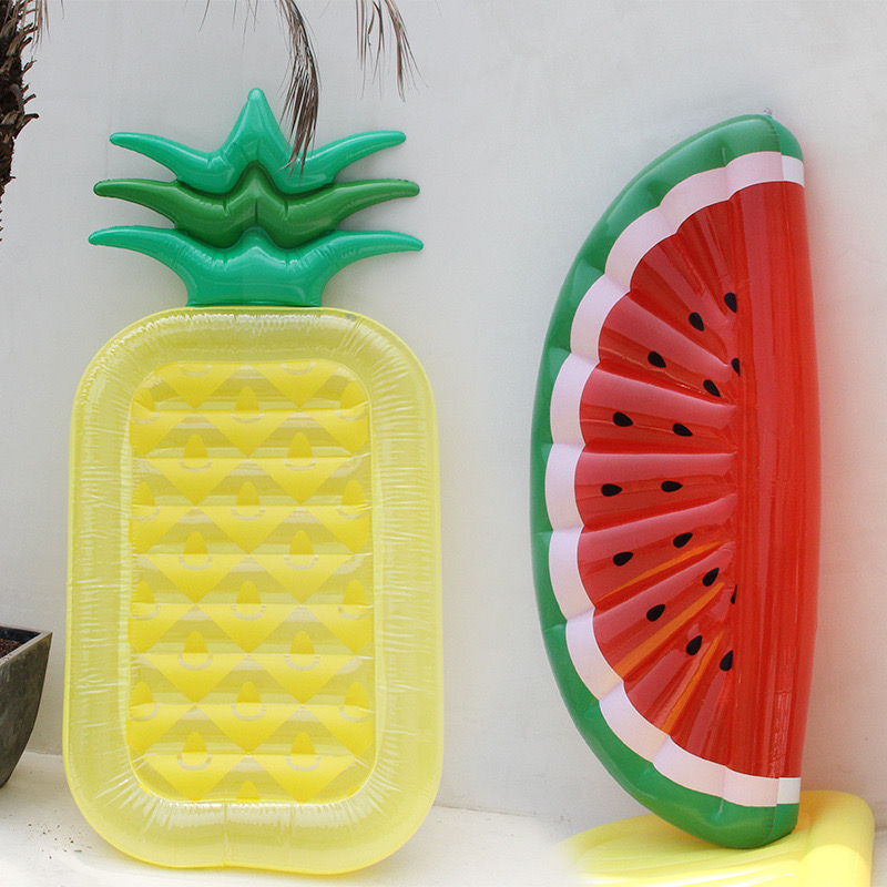 H2 PVC Plastic Watermelon Pineapple Inflatable Rider On Rider Toy ...