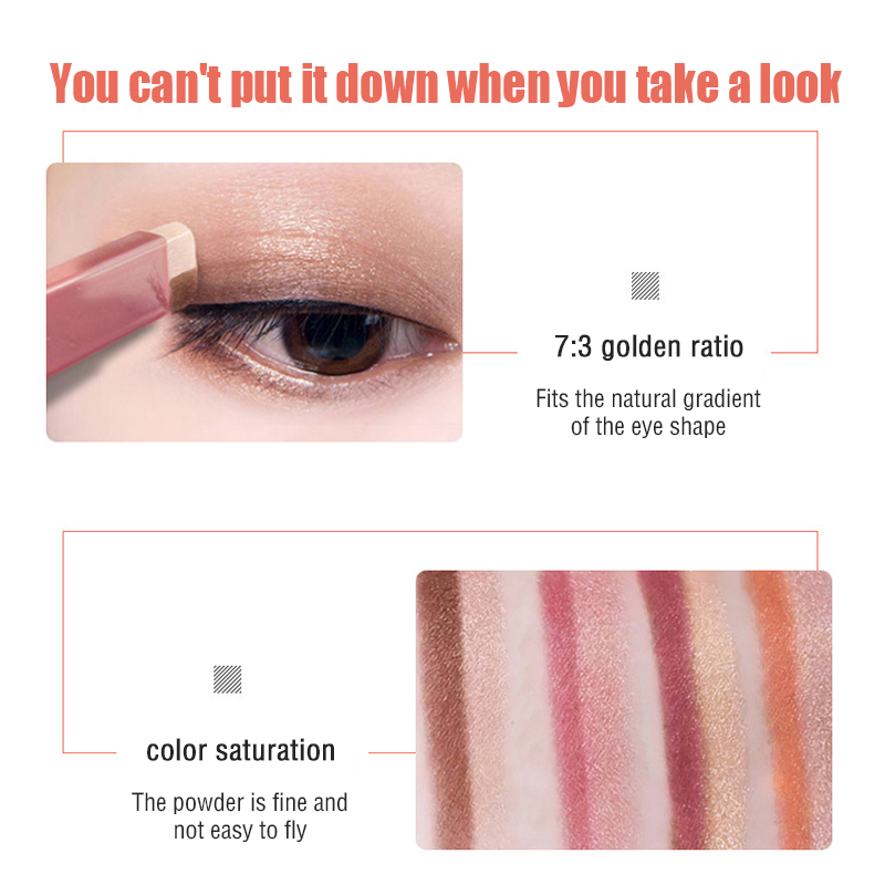 Gradient Two-tone Eyeshadow Stick Waterproof Sweatproof Colourpop ...