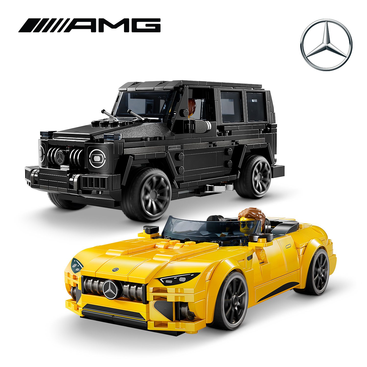 LEGO Speed Champions 76924 Mercedes-AMG G 63 & Mercedes-AMG SL 63 (808 ...