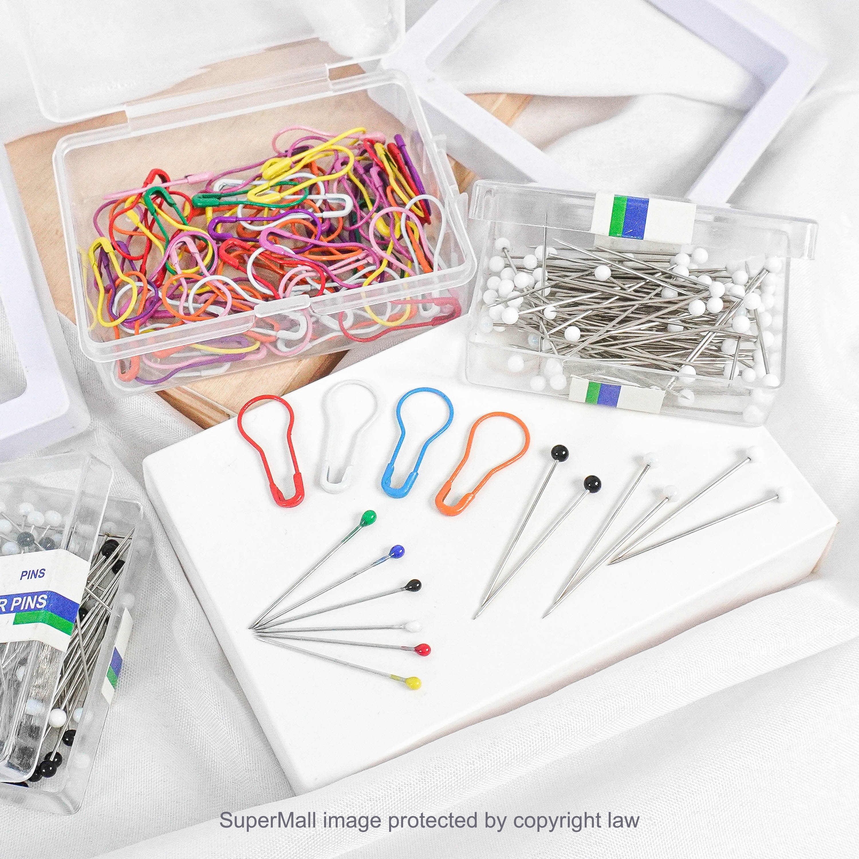 Pin Peniti Magic Safety 150pcs Pins DIY Tools Needle Clip/Pearl Head ...