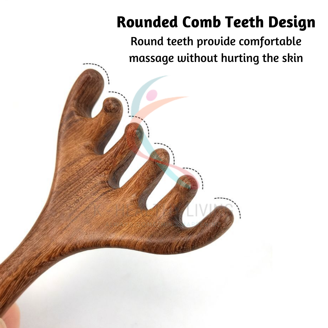 Natural Wood Massage Tool Alat Kayu Urut Badan Acupuncture Traditional ...