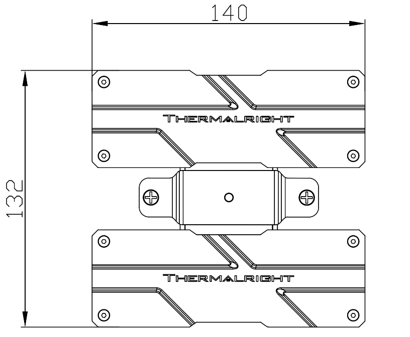 THERMALRIGHT PA140 PEERLESS ASSASSIN 140 BLACK / WHITE DUAL TOWER CPU ...