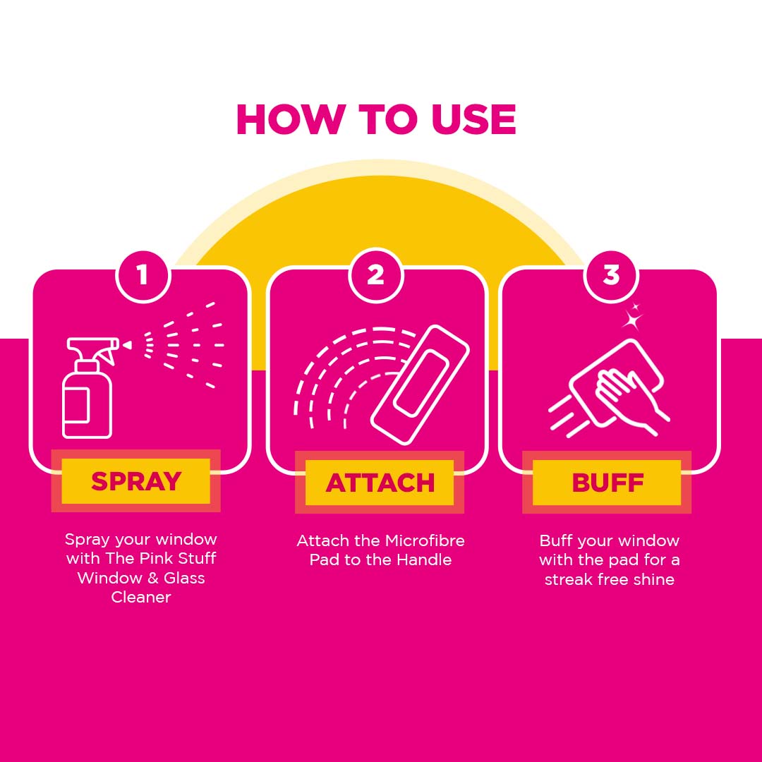 The Pink Stuff The Miracle Window Cleaning Kit | Shopee Malaysia