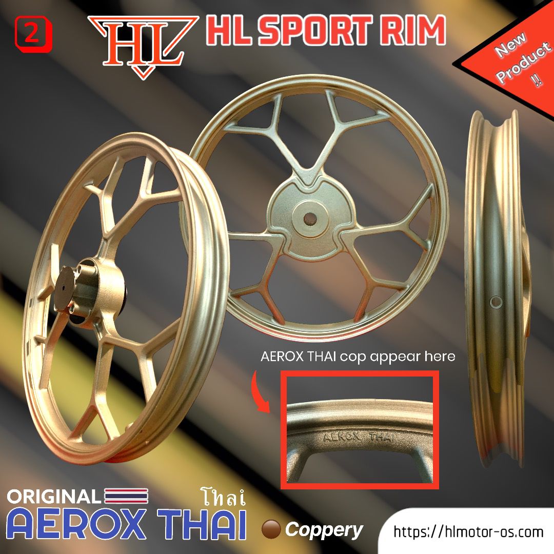 Aerox Thai Sport Rim EGO,EGO S, EGO SI,EGO S FI, NOUVO, NOUVO S ...