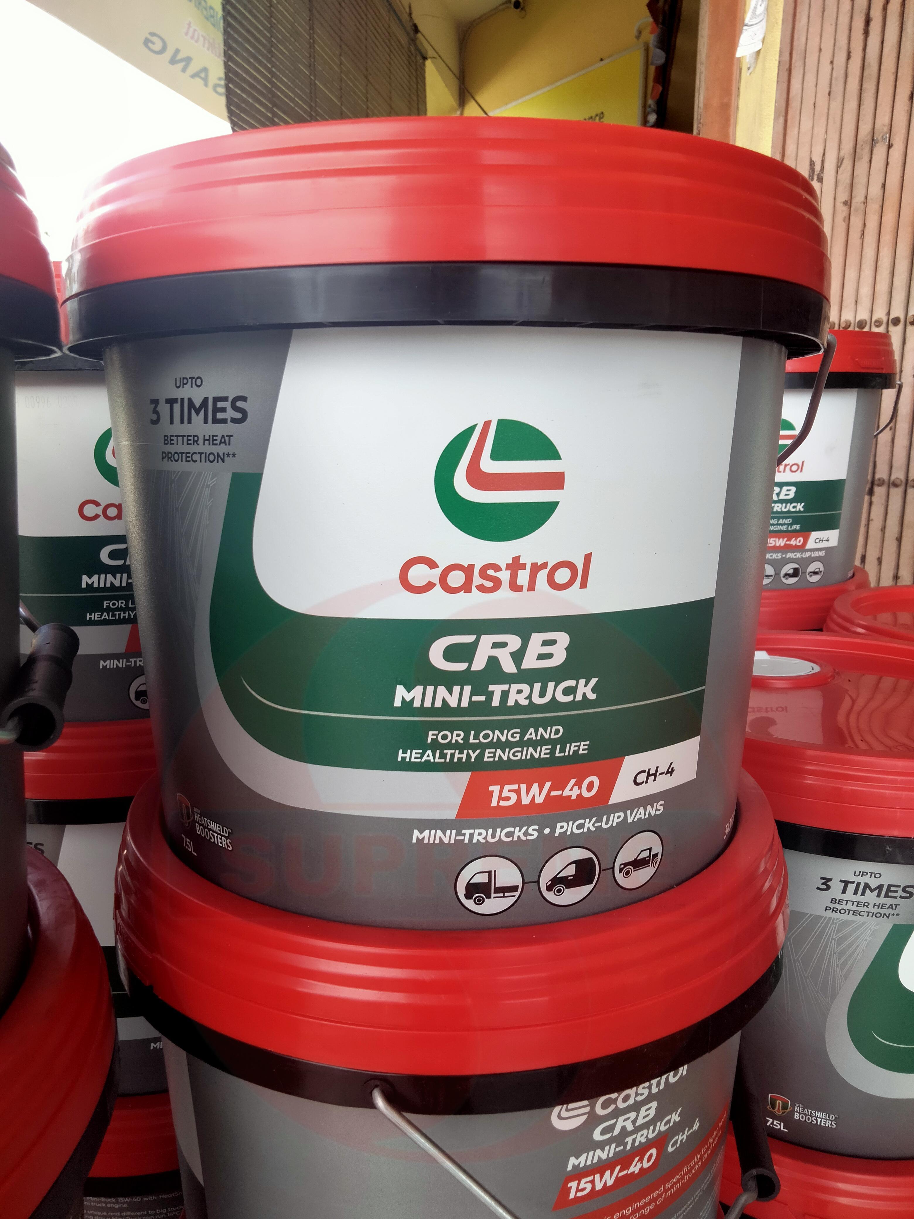 S2U Castrol CRB Mini Truck 15W40 CH4 7.5L Diesel Engine oil Light Truck ...
