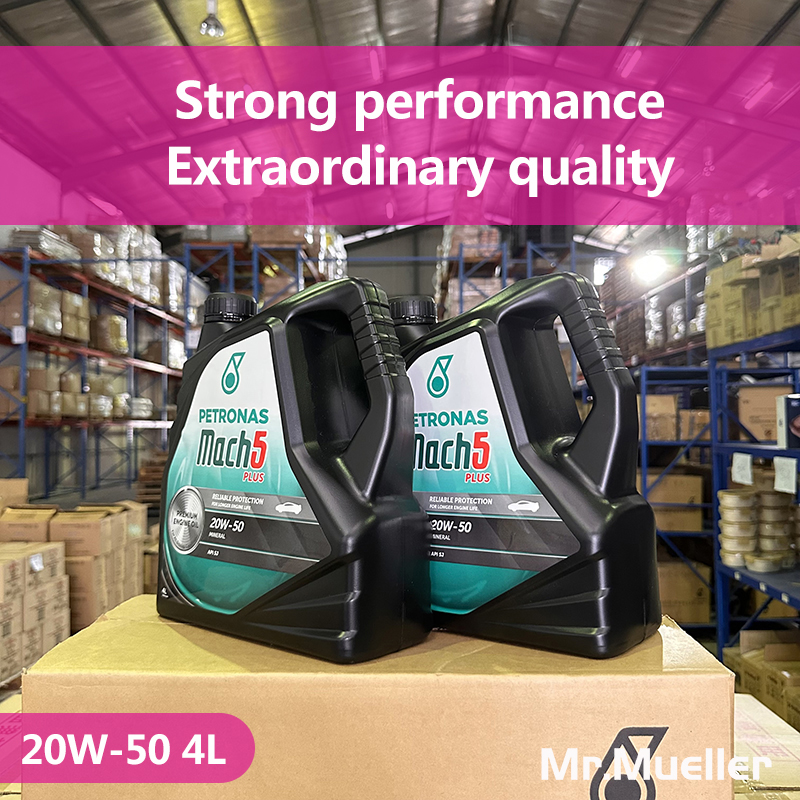20W-50Petronas Mach 5 Plus Ultra high performance engine oil (4 L) for ...
