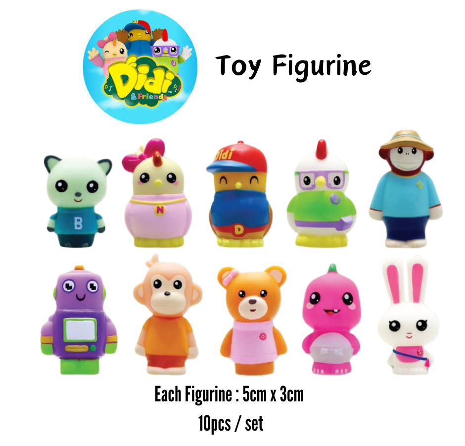 Didi & Friends Toy Figurine 10pcs/set | Shopee Malaysia