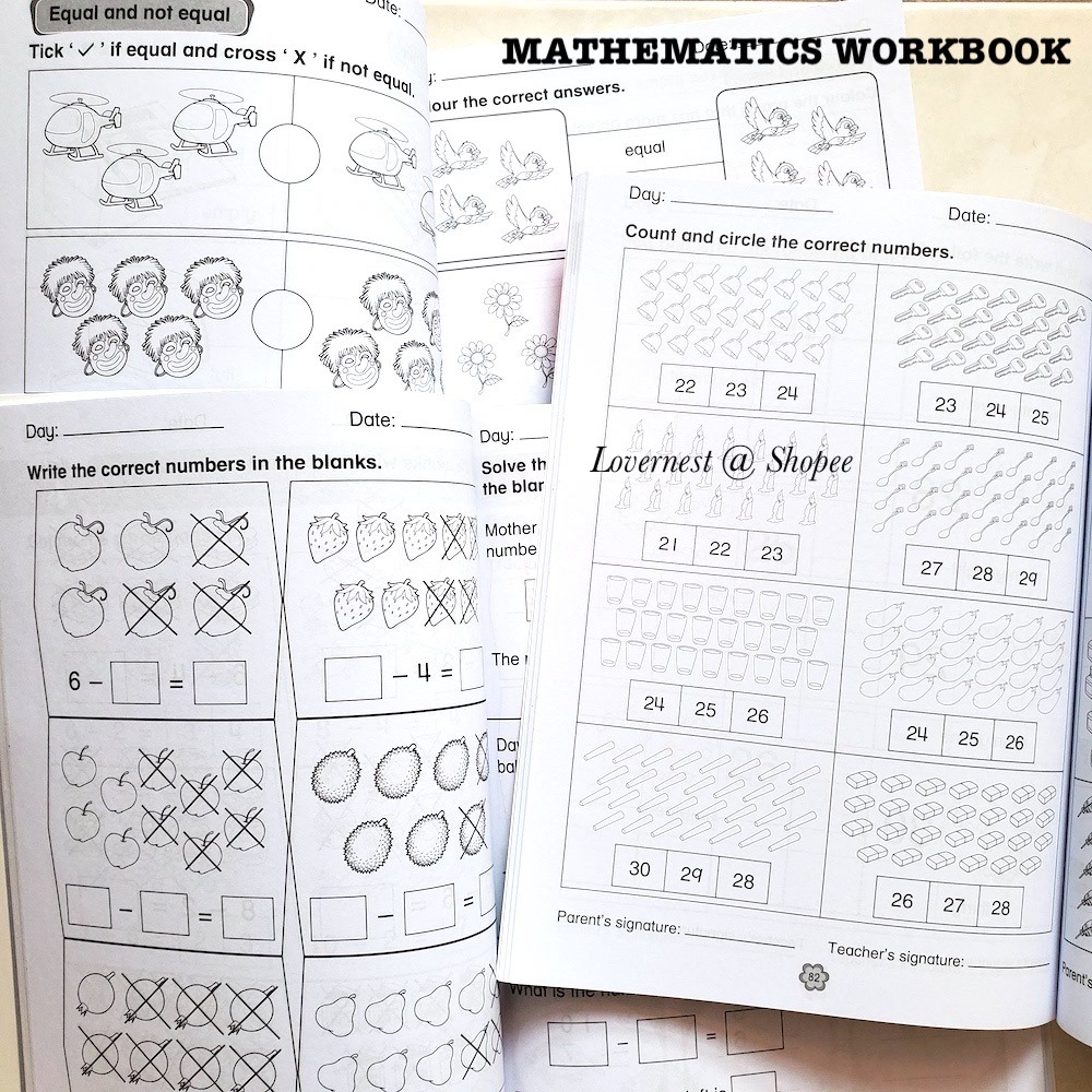 LOVERNEST Fun With Science Math Activity Book for Preschool ...