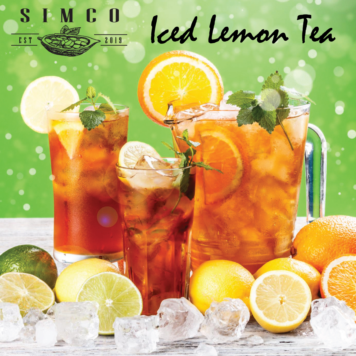 SIMCO Premix Tea Powder 1kg Halal Iced Lemon Tea Hot Lemon Tea Passion ...