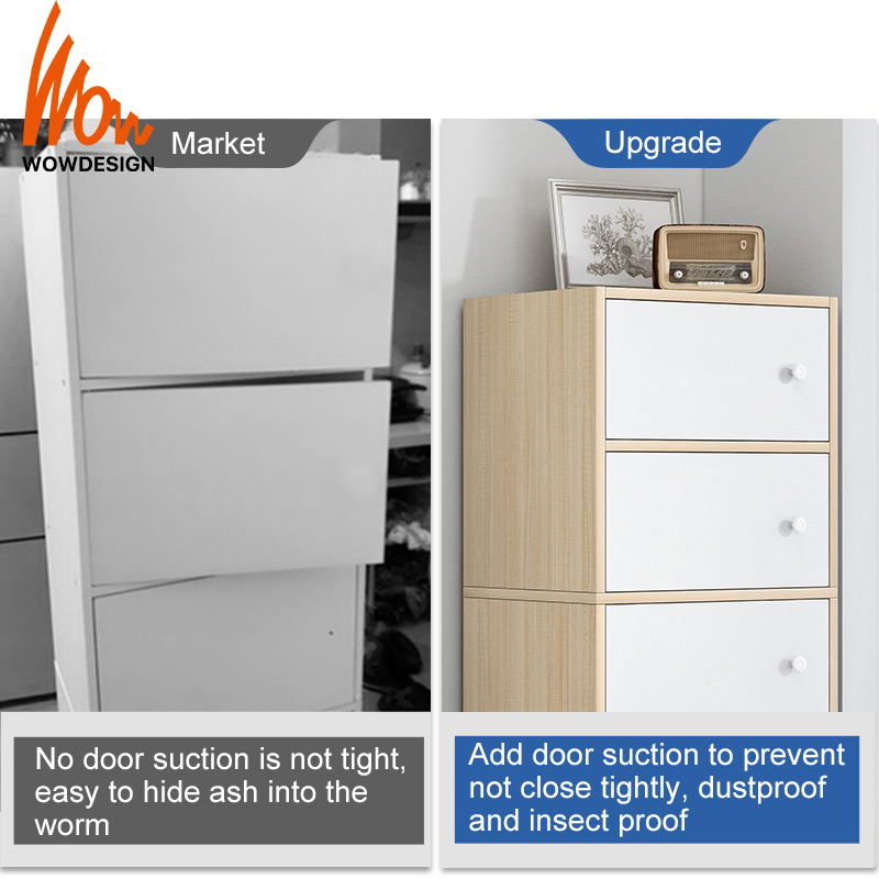 Storage Cabinet With Doors 6 Tier Bertutup Storage Cabinet Black Rak ...