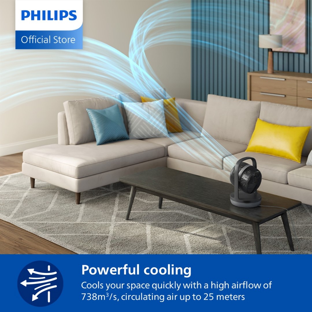 PHILIPS Table Fan 3000 Series CX3050 | Shopee Malaysia
