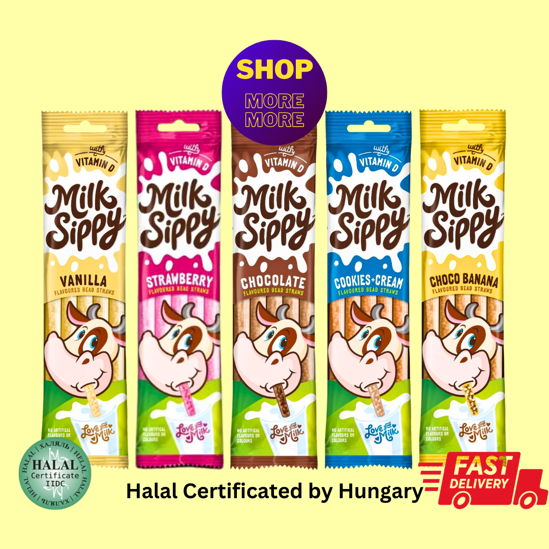 [TikTok Viral🎉] 🐮 MILK SIPPY Straw Viral Vanilla/Strawberry/Chocolate ...