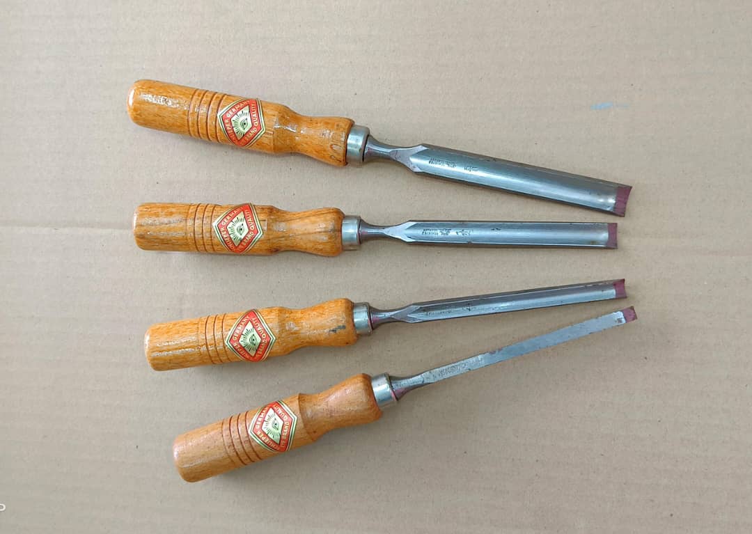 (CLEAR STOCK) Cap Mata Flat Chisel Pahat Kayu (1/4” 3/8” 1/2” 5/8 ...