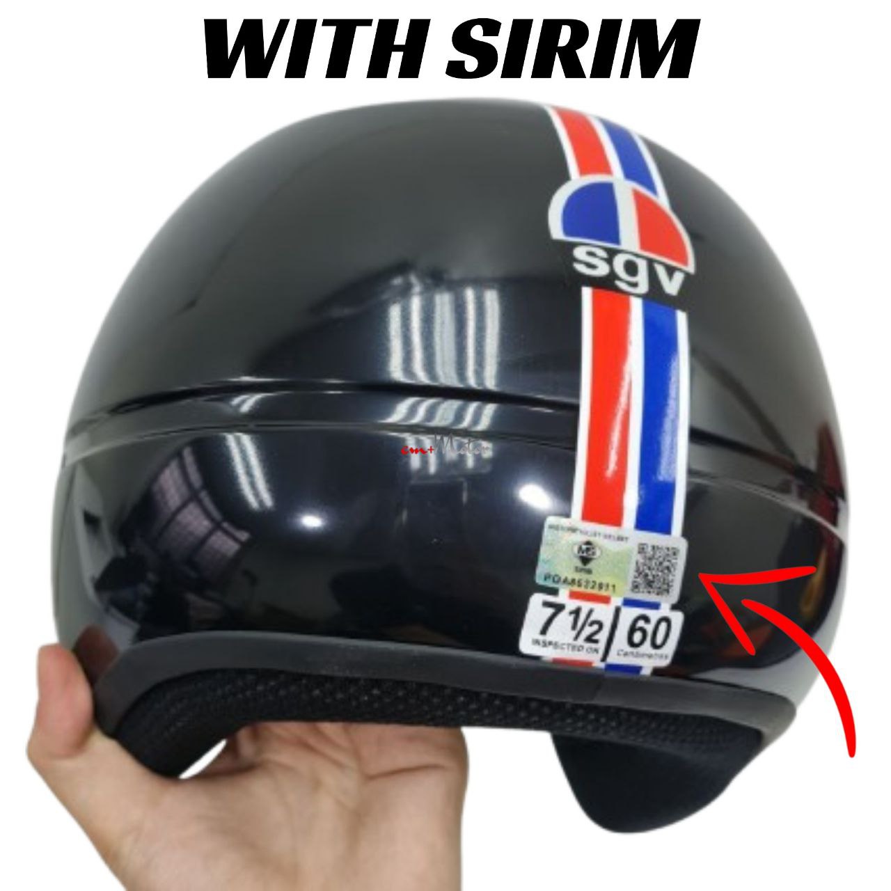 SGV EX2 Helmet Motorcycle Original SIRIM LTD SGV EX 2 Topi Motosikal ...