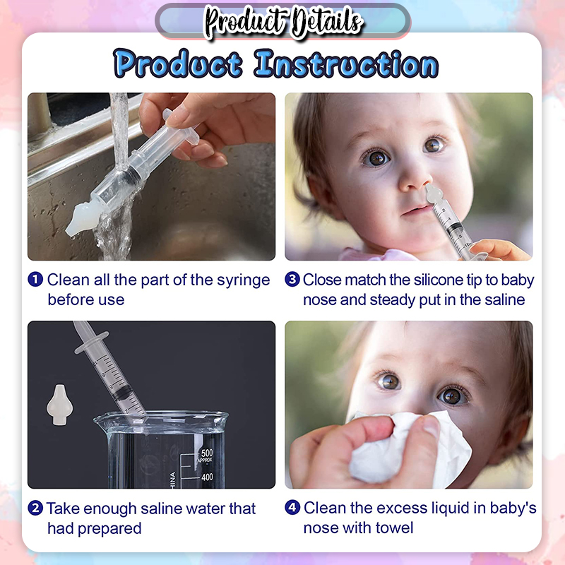 [Happy Kids] Baby Nose Cleanser Nasal Aspirator Nasal Wash 鼻腔冲洗器 ...