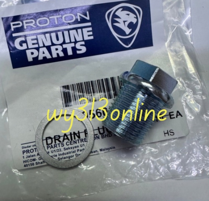 Original Proton X50 Oil Drain Plug Oil Sump Nut Oil Drain gasket Oil ...