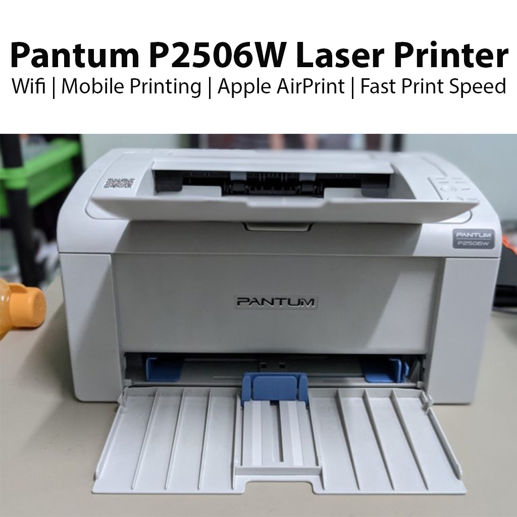 Pantum P2506W Monochrome Wireless Laser Printer | 600 MHz | WiFi & USB 2.0 | Up to 22 ppm | come ...