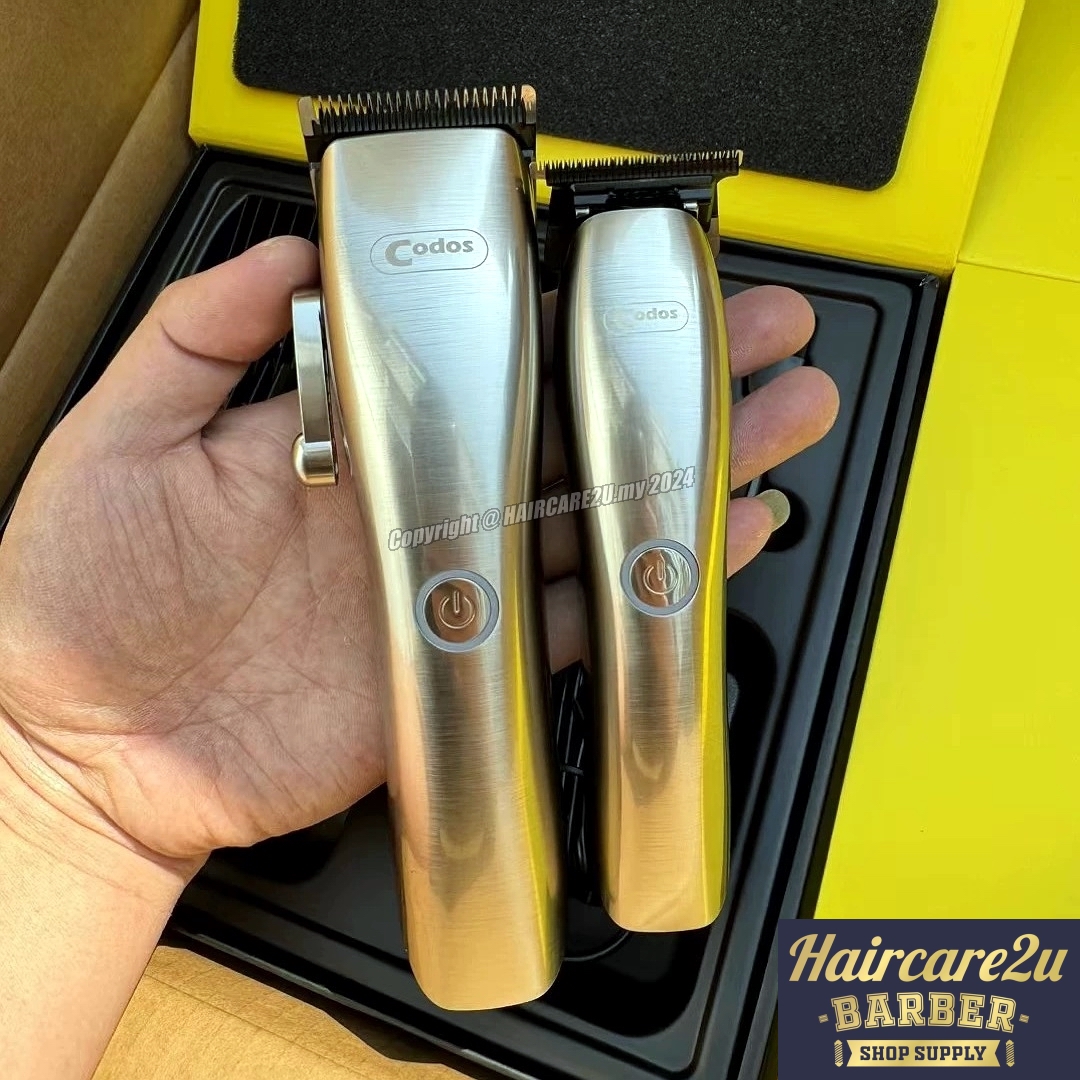 Codos Professional Cordless A10 Trimmer & A20 Clipper with DLC Carbon ...