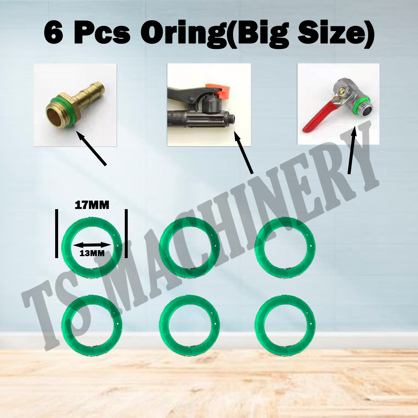 [𝟔 𝐏𝐜𝐬]Knapsack Sprayer Oring Rubber Washer Sprayer Getah Mesin Racun ...