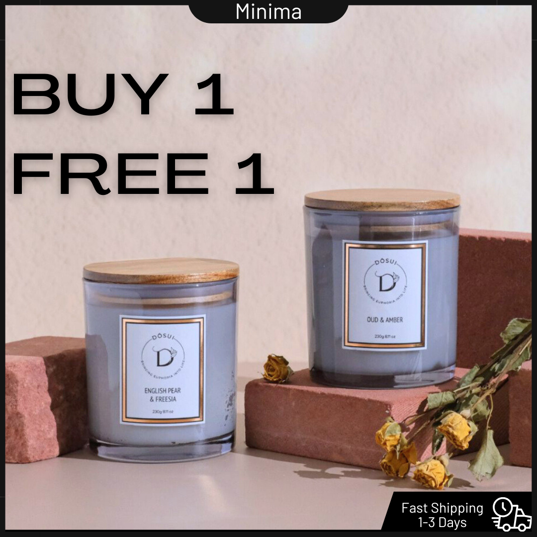 PROMO Dōsui 230g Premium Hand Poured Pure Soy Wax Candle Gift Set ...