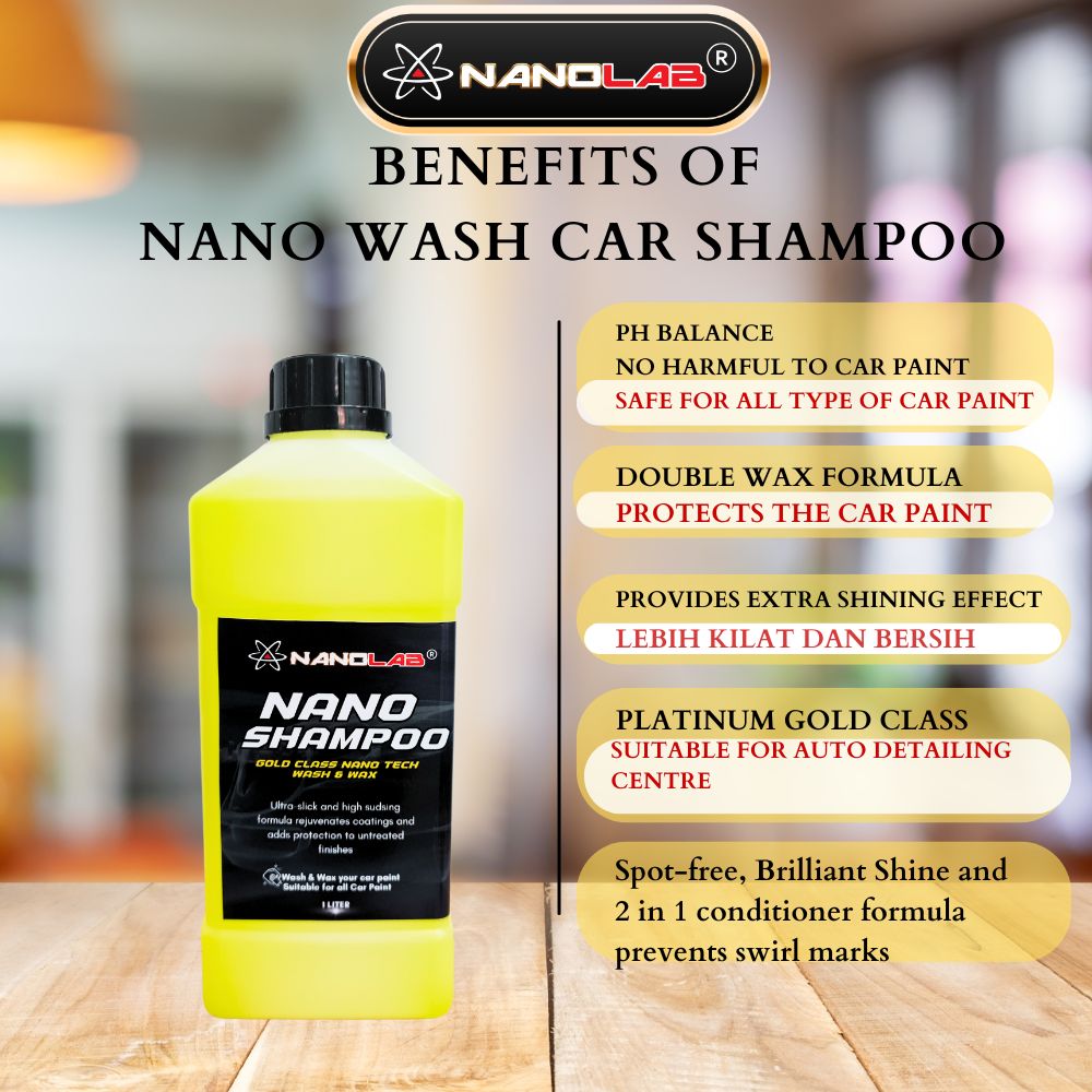[NANOLAB] Premium Nano Wash Shampoo | Syampu Cuci Kereta & Bike | Car ...