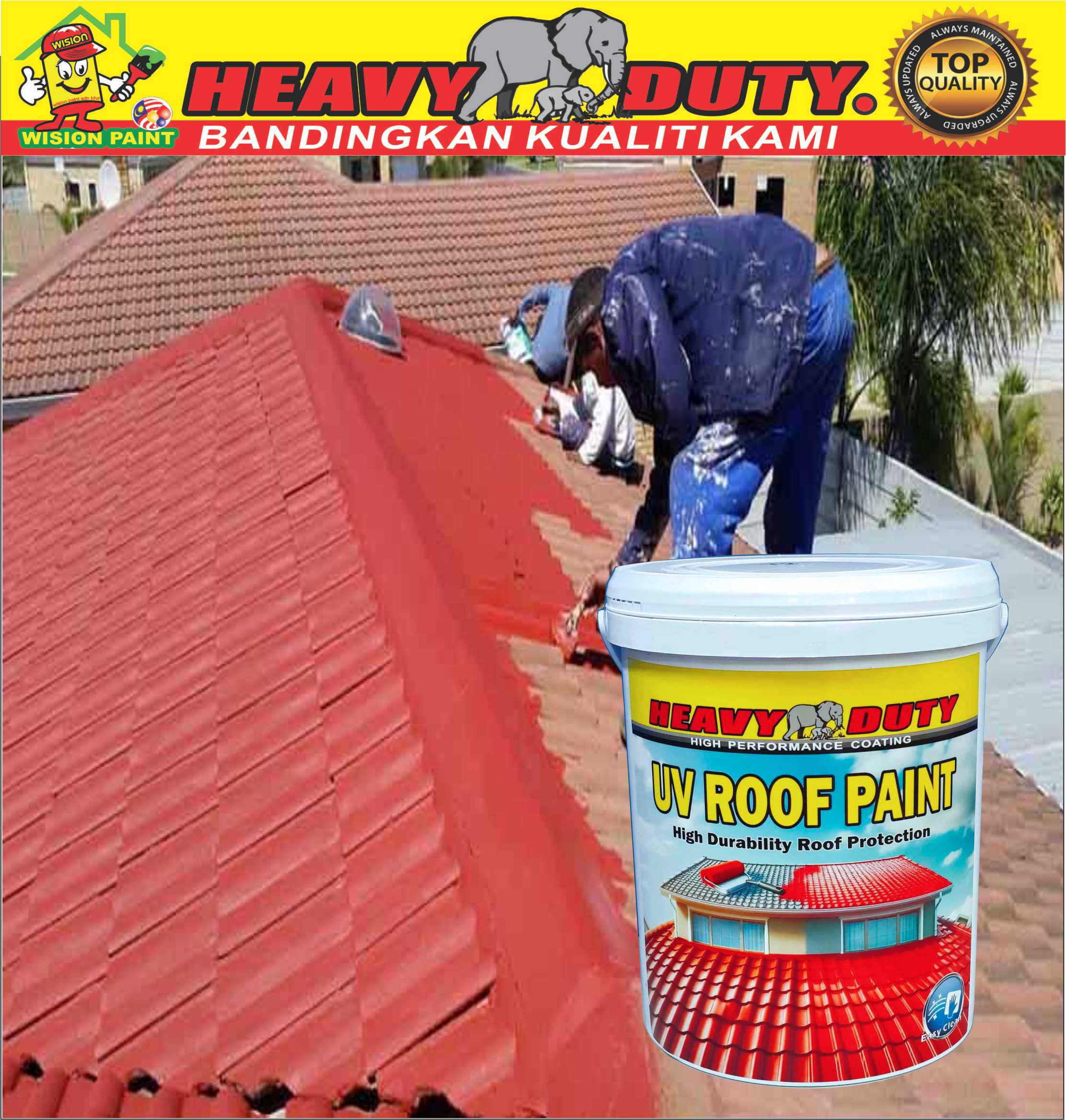 18L UV Roof Paint HEAVY DUTY Coating Nippon Roof Paint Cat Bumbung Cat ...