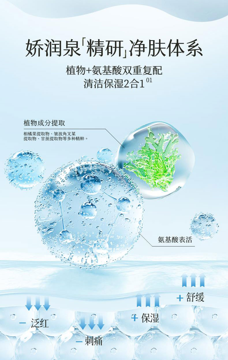 娇润泉JOYRUQO Glorious Face Clear Cleanser (100g) 娇润泉臻颜净透洁面乳洗脸霜小杨哥七老板推荐三只羊 ...